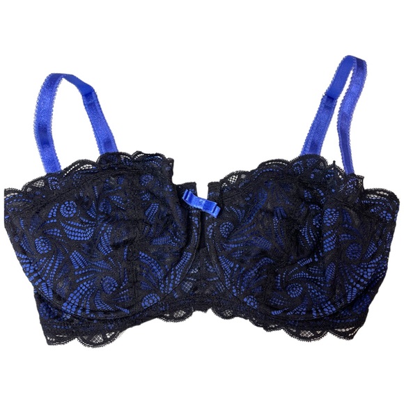 Adore Me | Intimates & Sleepwear | Adore Me Womens Size 32g Black Blue ...